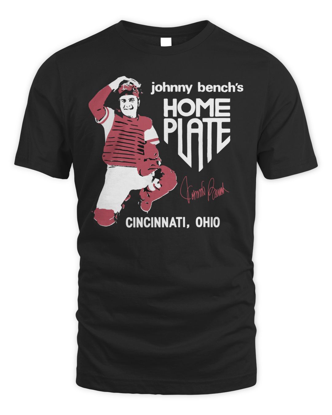 Cincy Shirts Johnny Bench's Home Plate Restaurant Shirt