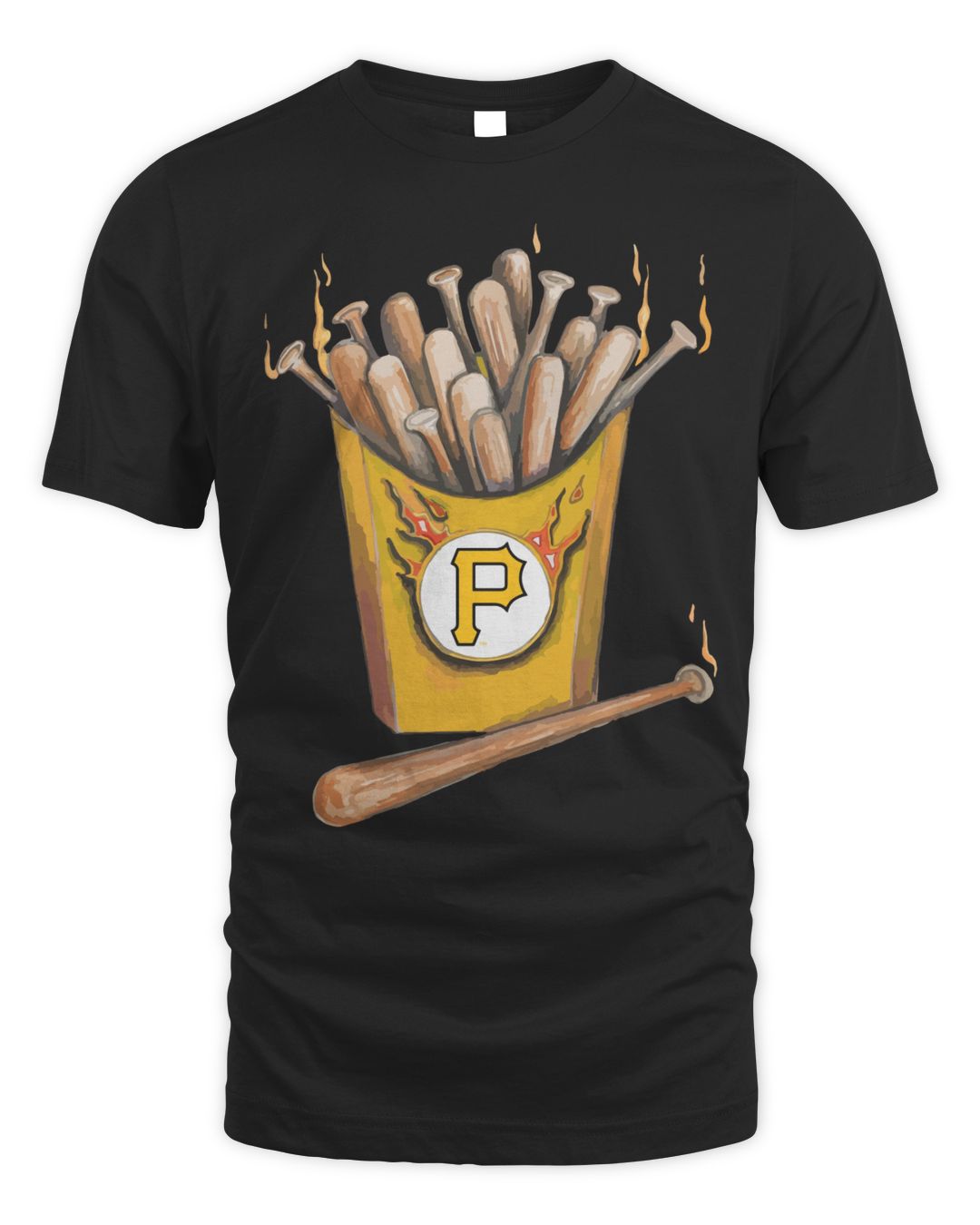 Pittsburgh Pirates Merchandise Hot Bats Fringe Shirt | Coralott