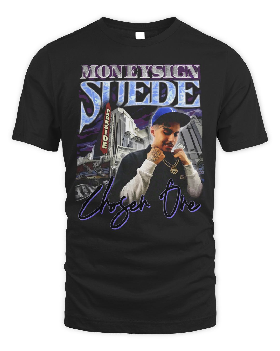 Money Sign Suede Merch Chosen One Shirt